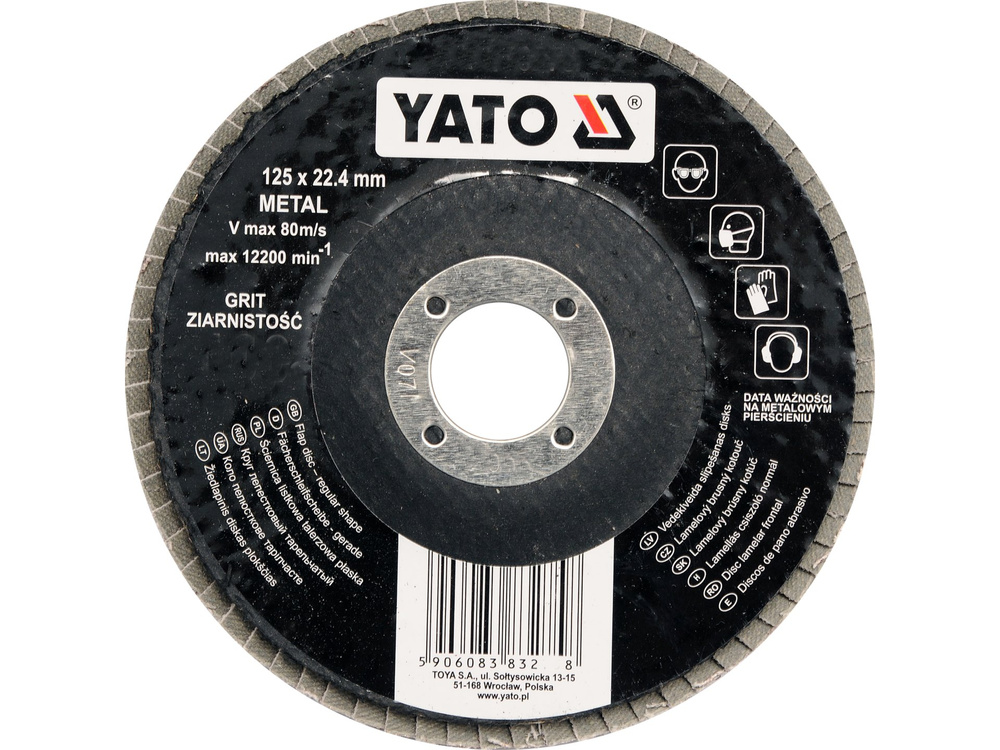 FLAP DISC P120 - Yato YT-83276 - toya24.pl