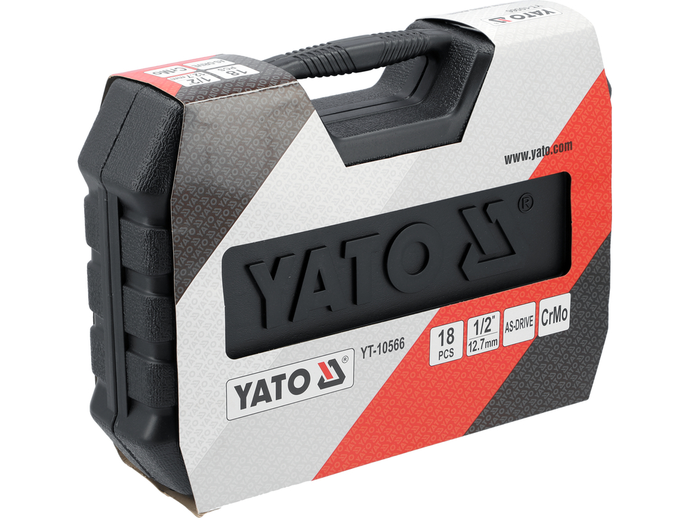 IMPACT SOCKET AND PROTECTIVE IMPACT SOCKET SET 1/2" 18PCS - Yato YT ...