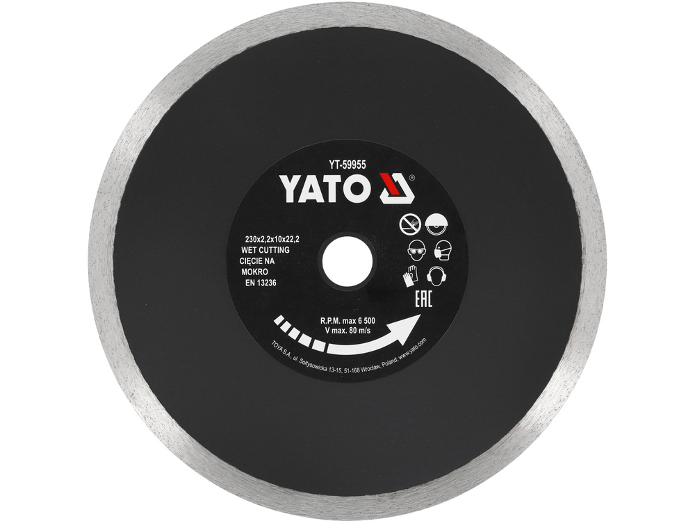 DIMANTA DISKS 230MM KERAMIKAS 230 mm - Yato YT-59955 - toya24.pl