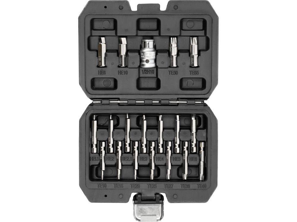 EXTRACTOR SET FOR TORX AND HEX FITTINGS 19PCS - Yato YT-04584 - toya24.pl
