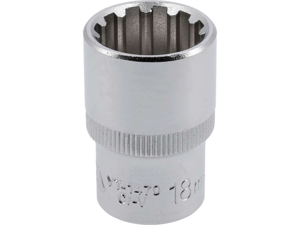 SPLINE SOCKET 1/2'', 18 MM 18 mm - Yato YT-1470 - toya24.pl
