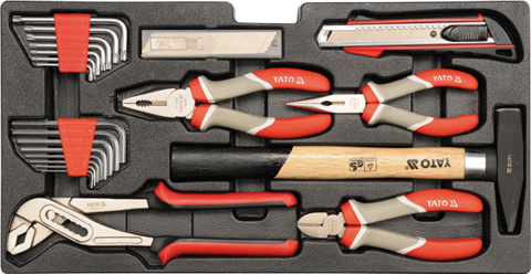 TOOL BOX WITH TOOLS - Yato YT-38951 - toya24.pl